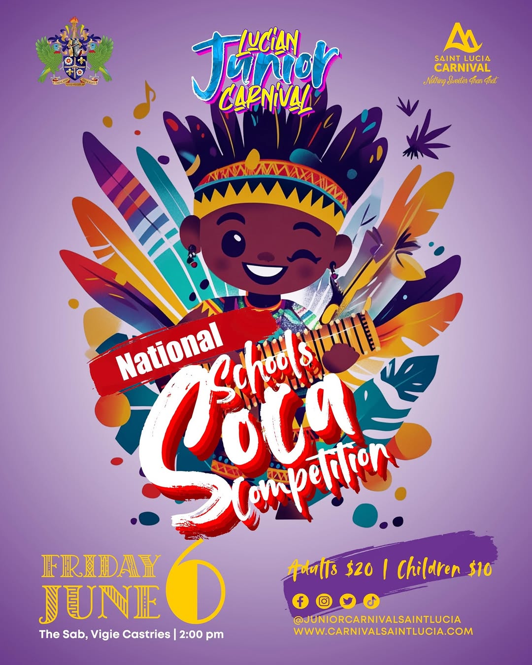 Lucian Junior Carnival 2025 - National Schools Soca Competition - WORLMAG